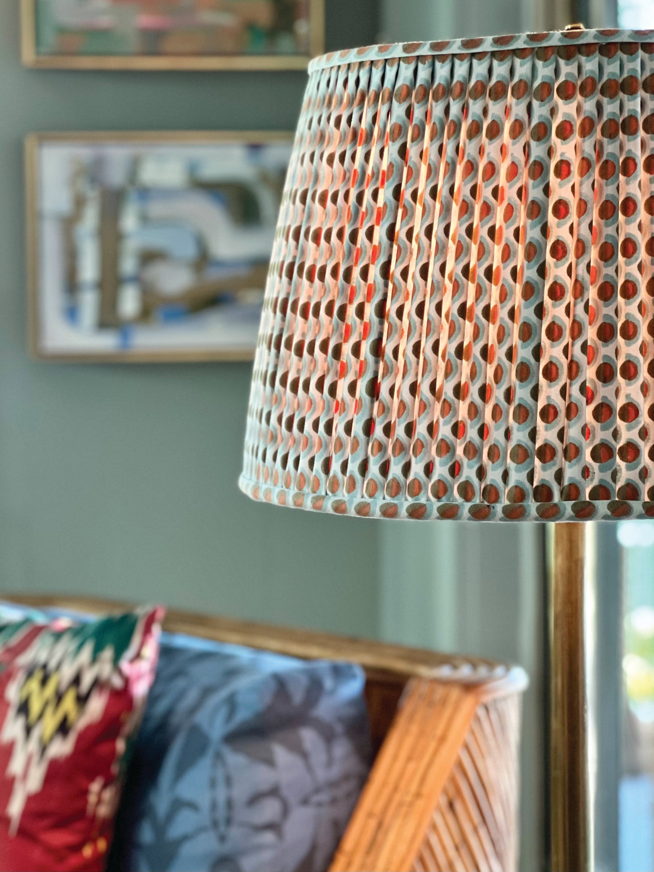 Olga Gathered Lampshade – Serena Dugan