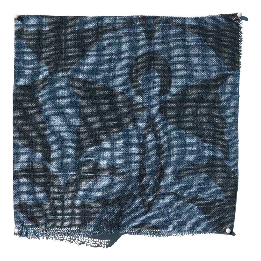 Capretto Fabric in Ink Color by Serena Dugan