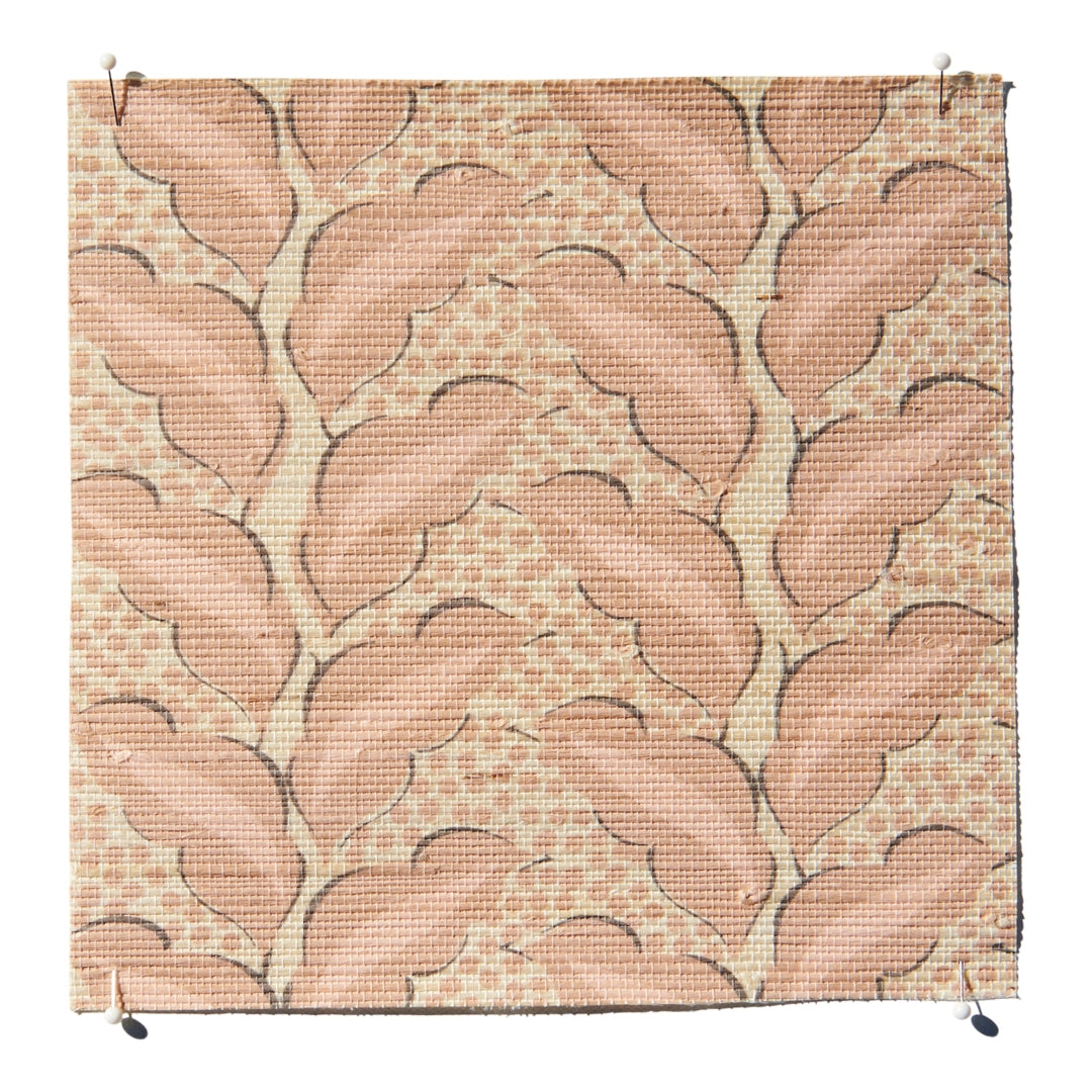 Cassis Grasscloth Wallpaper Wallpaper in Prussian Blue Color by Serena ...